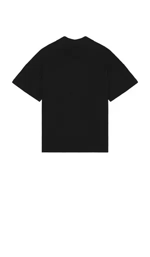 Rhude Pique Boxy Polo Shirt In . Also - Black