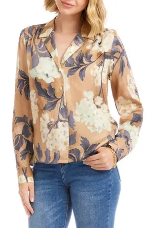 Karen Kane Printed Shirts For Women