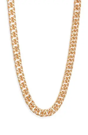 OPEN EDIT Curb Chain Necklace - Gold