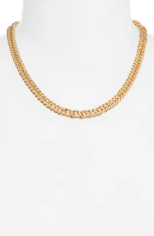 OPEN EDIT Curb Chain Necklace - Gold