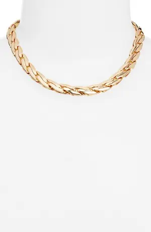 OPEN EDIT Woven Collar Necklace