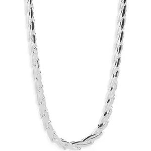OPEN EDIT Woven Collar Necklace - Silver
