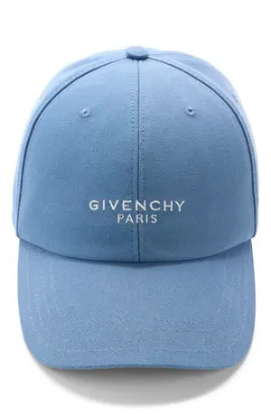 Givenchy Embroidered Logo Baseball Cap - Military Blue