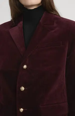 FRAME Velvet Smart Blazer