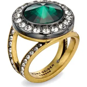 Kurt Geiger Octavia Cocktail Ring - Green
