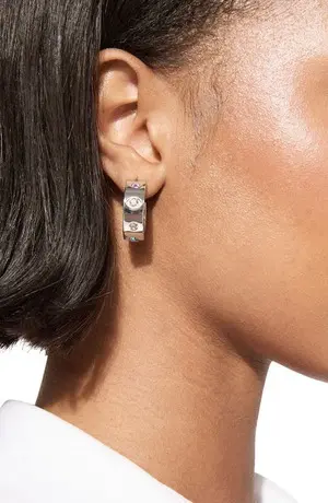 Kurt Geiger Evil Eye Hoop Earrings