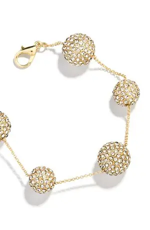 Baublebar Crystal Sphere Station Bracelet