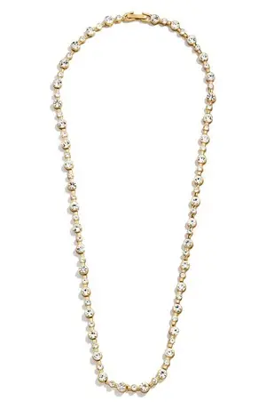 BAUBLEBAR Round Bezel Tennis Necklace