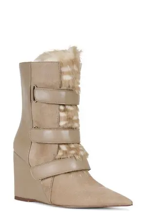 Azalea Wang Wedge Booties