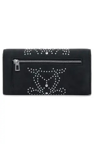 Desigual Studded Faux Leather Wallet - Black