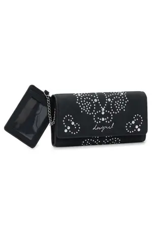 Desigual Studded Faux Leather Wallet - Black