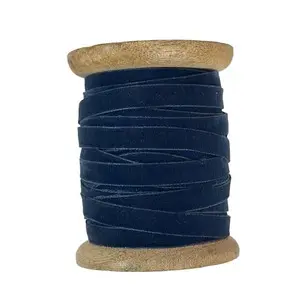 CG HUNTER Hand-dyed Velvet Ribbon, 10 Yards