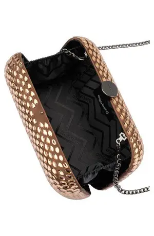 OLGA BERG Brooks Hotfix Frame Clutch