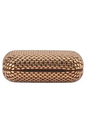 OLGA BERG Brooks Hotfix Frame Clutch