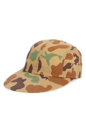 BEAMS Camo Print Cap - Khaki 24