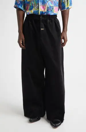 Martine Rose Extreme Wide-leg Corduroy Trousers - Blk