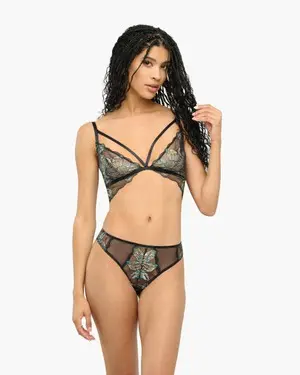 Cosabella Paradiso Ouvert Bikini - Black/cappero