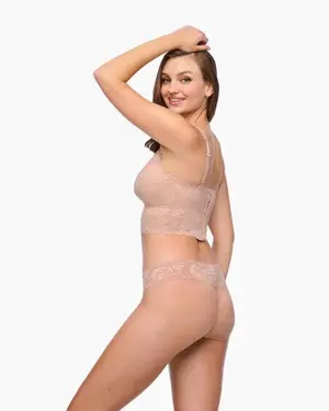 Cosabella Nsn Plungie Longline Curvy Bralette - Sette