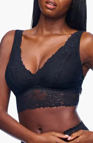 Cosabella Carmela Curvy Plunge Bralette - Black