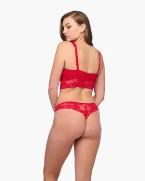Cosabella Carmela Curvy Plunge Bralette - Velluto