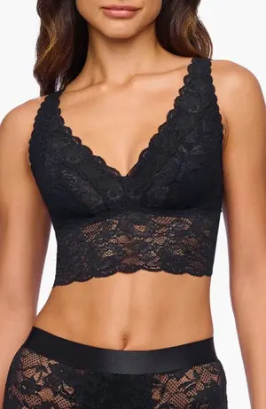 Cosabella Nsn Plungie Longline Bralette - Black
