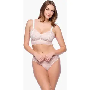 Cosabella Savona Curvy Longline Bralet - Mandorla/moon Ivy