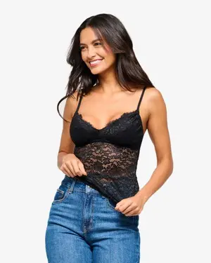Cosabella Black Lace Camisoles