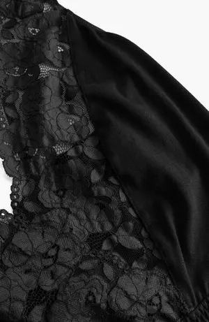 Cosabella Romanza Sleep Romper - Black