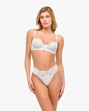 Cosabella Romanza Balconette Bra - Moon Ivory