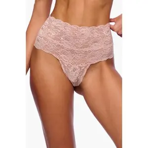 Cosabella Nsn High Waisted Thong - Mandorla