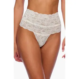 Cosabella Nsn High Waisted Thong Moon Ivory