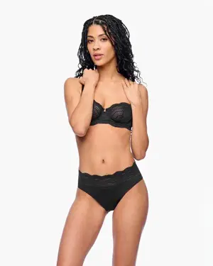 Cosabella Dolce High-rise Bikini - Black