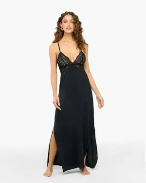 Cosabella Preta Maxi Italian Nightie - Black