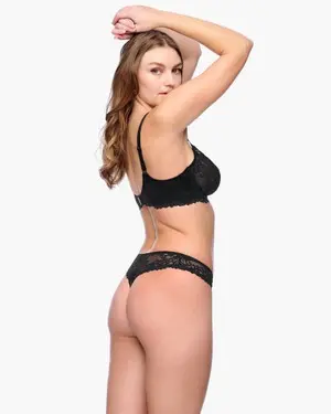 Cosabella Carmela Thong - Black