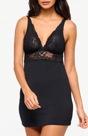 Cosabella Carmela Modal Slip - Black