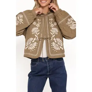 PETAL & PUP Floral Quilted Jacket