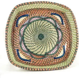 MAYAN HANDS Dahlia Basket - Beige