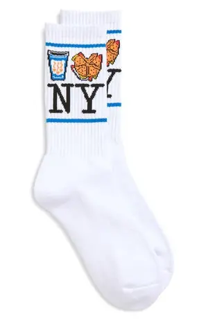PICCOLINY NY Crew Socks Bacon Egg And Cheese
