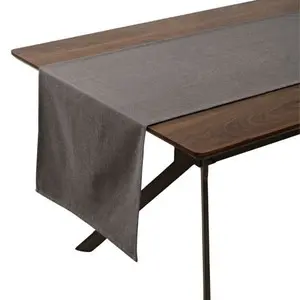 MEEMA Cloth Table Runner - Twill Charcoal
