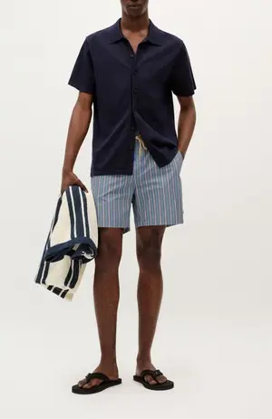 SCALPERS Striped Swimming Trunks