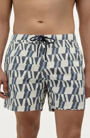 SCALPERS Asymmetric Swimsuit - Blue
