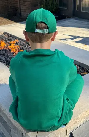 BITS & BOWS Santa Golf Cart Baseball Cap