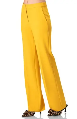 IVONNE Tailored Straight-leg Pants