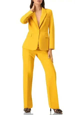 IVONNE Tailored Straight-leg Pants