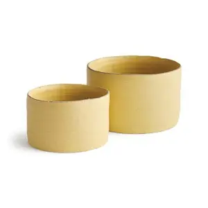 NAPA HOME & GARDEN Studio Cachepots Planters - Yellow