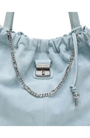 Marc Jacobs Cristina Suede Tote - Blue Mist