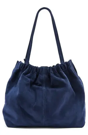Marc Jacobs Cristina Suede Tote - Navy