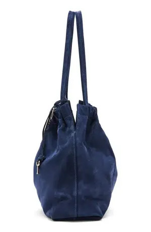 Marc Jacobs Cristina Suede Tote - Navy