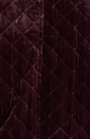 Marine Layer Anita Velvet Quilted Bomber Jacket