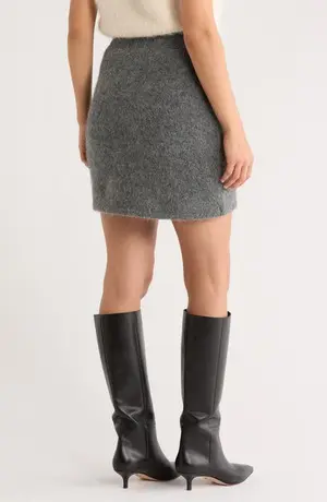 Marine Layer Suri Alpaca Blend Mini Skirt
